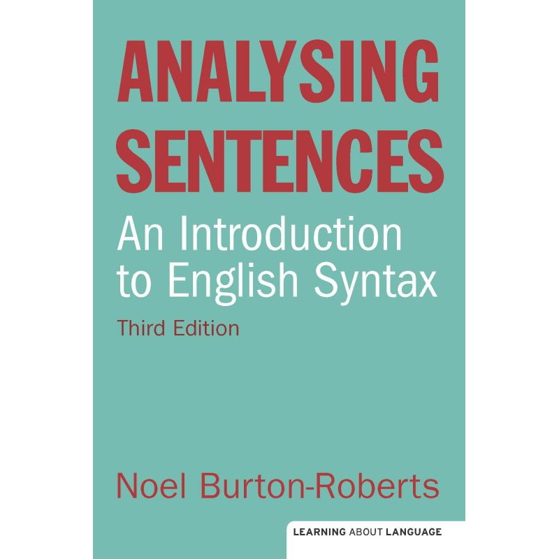 Jual ANALYSING SENTENCES AN INTRODUCTION TO ENGLISH SYNTAX | Shopee ...