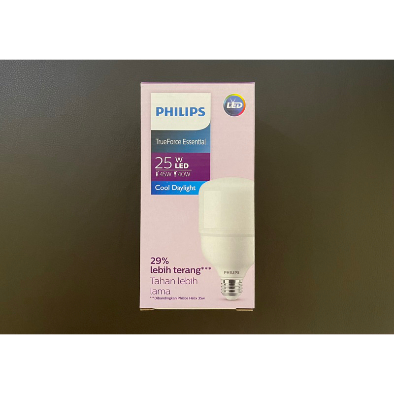 Jual Philips T Force Essential Led 25W 25Watt E27 Putih - Lampu Ekonomis | Shopee Indonesia