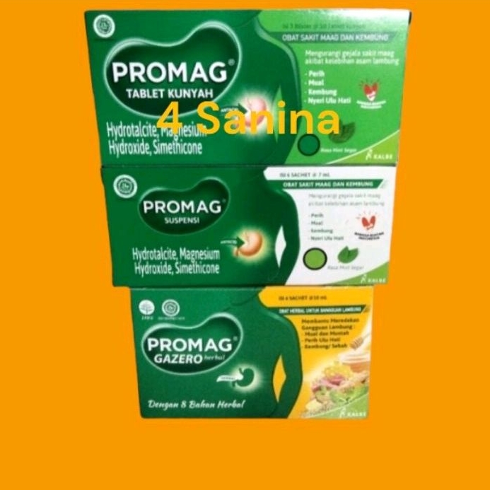 Jual Promag maag dan kembung/promag gazero,tablet kunyah dan suspensi ...