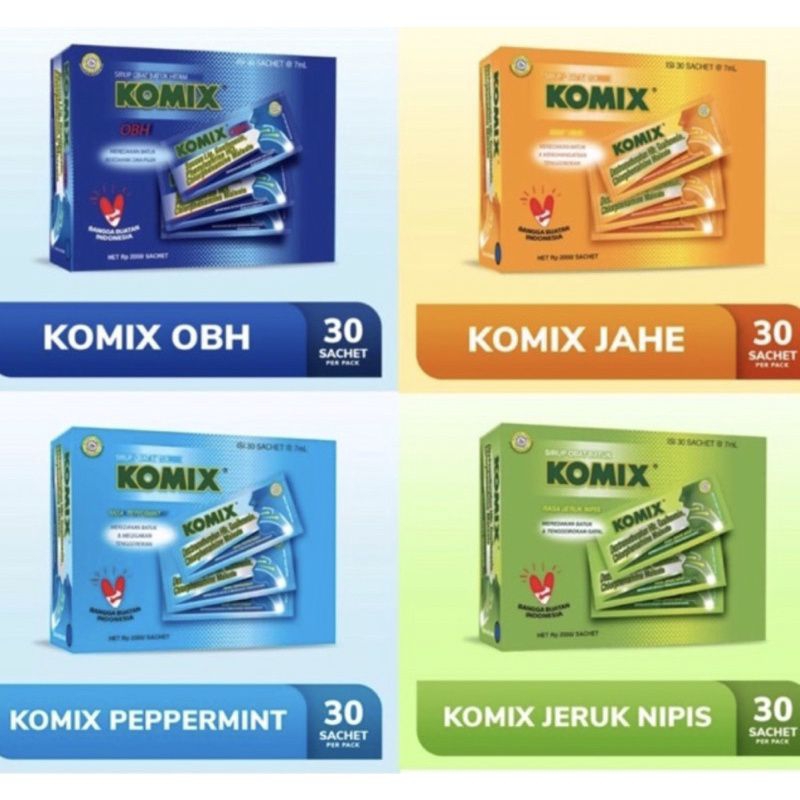 Jual Komix Obat Batuk All Variant (30 sachet) | Shopee Indonesia Jual Komix Obat Batuk All Variant (30 sachet) | Shopee Indonesia