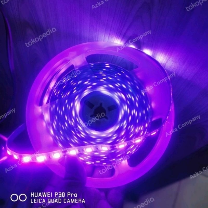 Jual Led strip Ultraviolet 12v wavelength 365nm / 395nm ecer per 50cm | Shopee Indonesia