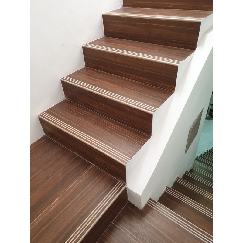 Jual Terminal Bordes Tangga Granit Motif Kayu Brown Elmwood | Shopee ...