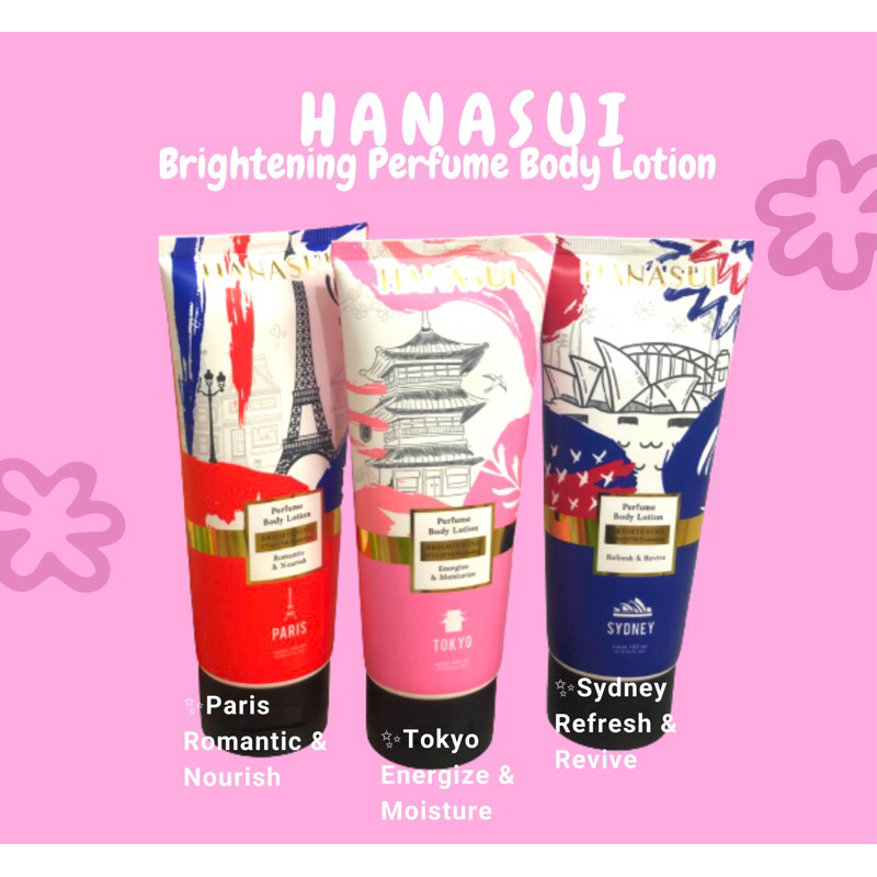 Jual Hanasui Perfume Body Lotion Brightening - Body Lotion Parfum ...