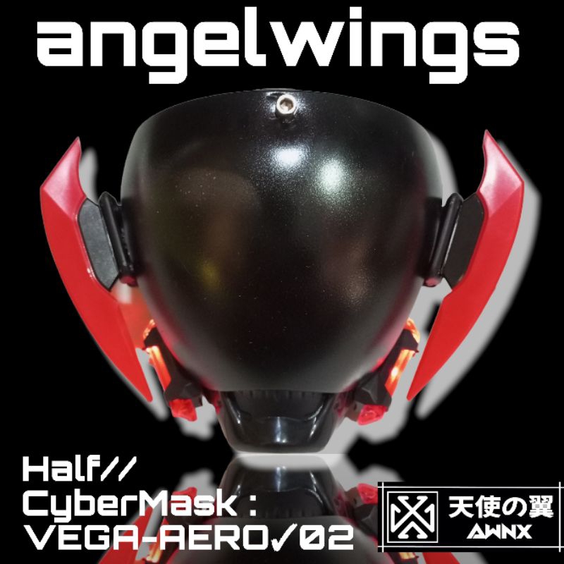 Jual MASKER TOPENG HELM ROBOT HALLOWEEN CYBERPUNK CYBERMASK HALF 1/2 ...