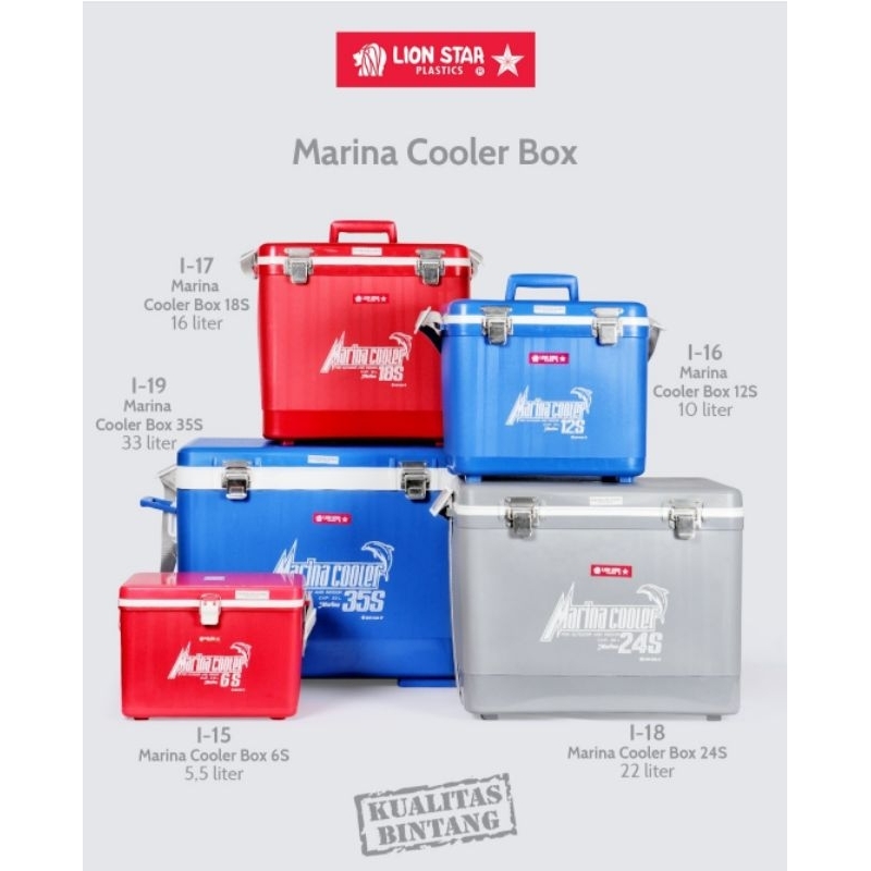 Jual LION STAR Marina Cooler Box 6S Boks Kotak Tempat Penyimpanan Asi 5,5L | Shopee Indonesia