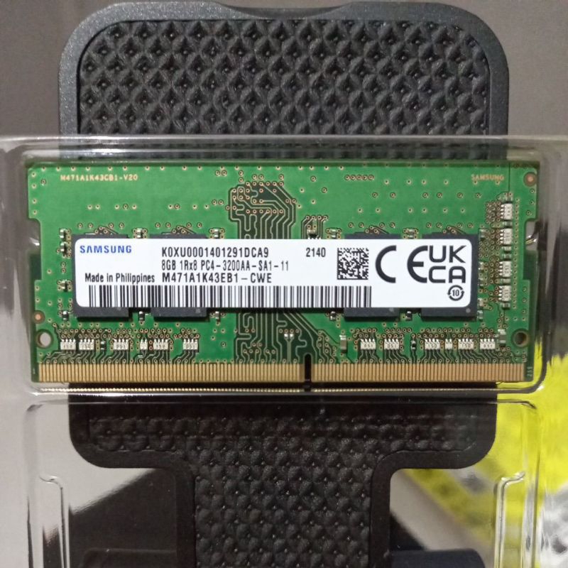Jual SAMSUNG M471A1K43EB1 - CWE 8GB PC4-3200AA Ram Laptop SODIMM memori ...