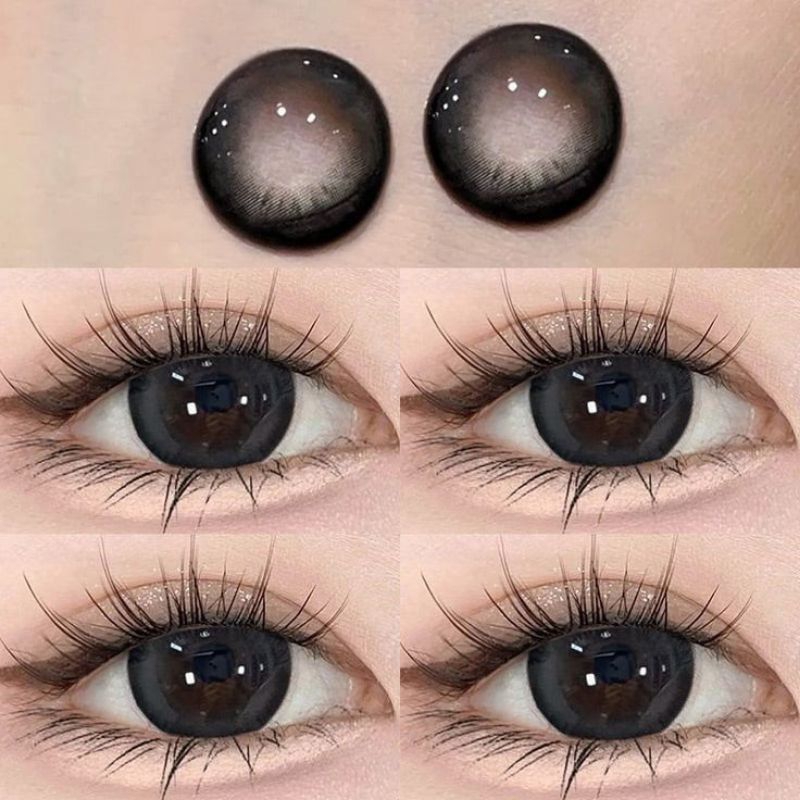 Jual Softlens Hitam Pekat Premium Diameter 15 mm (Big Eyes Efek ...