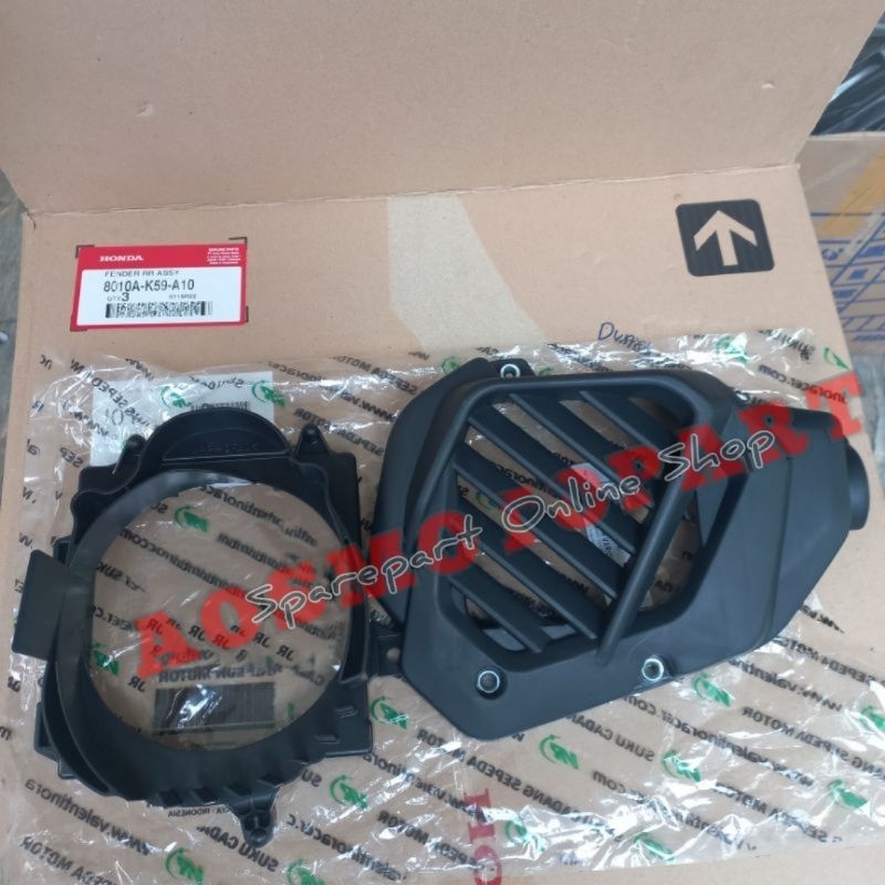 Jual cover tutup radiator dudukan radiator 1set Vario 125 old Vario 125 ...