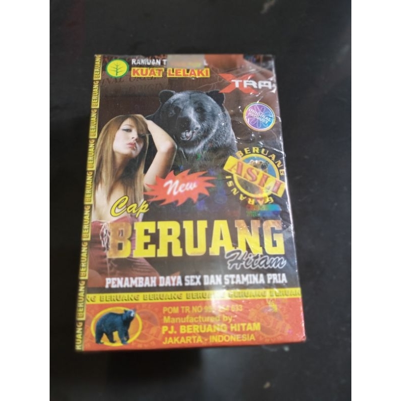Jual jamu cap Beruang hitam herbal 1 bok | Shopee Indonesia