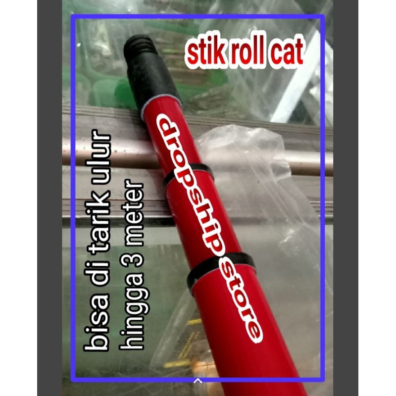 Jual tongkat stik roll cat panjang 1.20cm bisa di tarik ulur hingga 3 ...