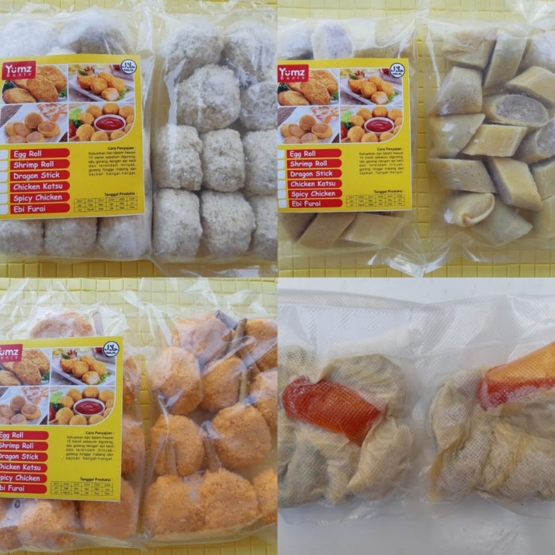 Jual YUMZ PREMIUM BENTO FROZEN / EGG CHICKEN ROLL/ SPICY CHICKEN ...