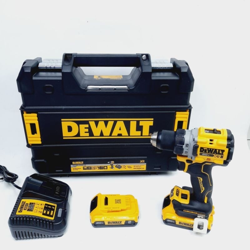 Jual Mesin Cordless Brushless Drill 20V 2.0 AH ATOMIC DEWALT DCD 800 ...