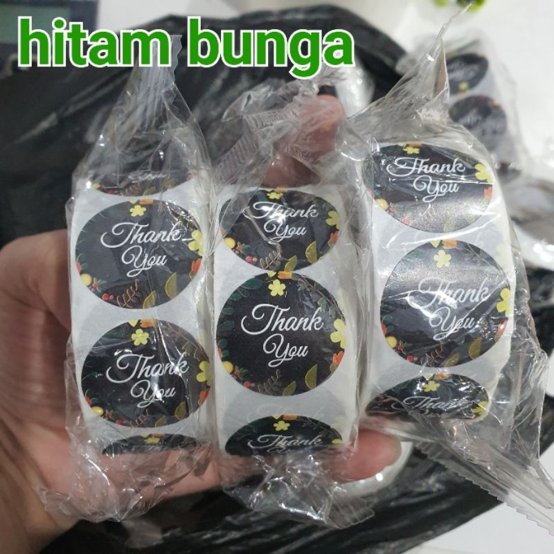 Jual Sticker 1 Roll Thank you Thankyou Terima Kasih Ucapan Terimakasih ...
