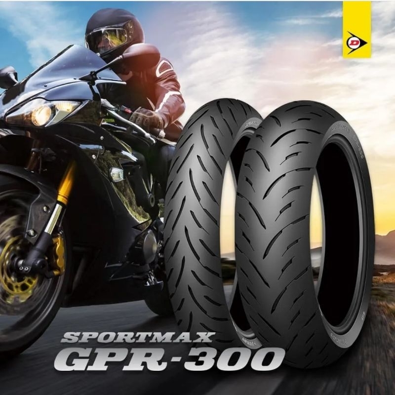 Jual Ban DUNLOP Sportmax GPR 300 Paket 110.70.17 dan 140.70.17 Rim 17 ...
