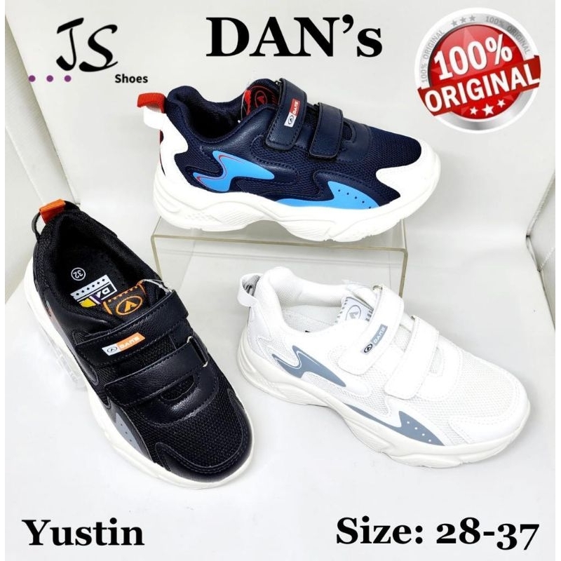 Jual DANS YUSTIN - SEPATU SNEAKERS SEPATU SEKOLAH ANAK COWOK MERK DANS ...