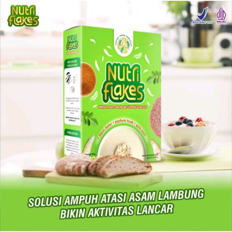 Jual NUTRIFLAKES - umbi garut obat asam lambung | Shopee Indonesia