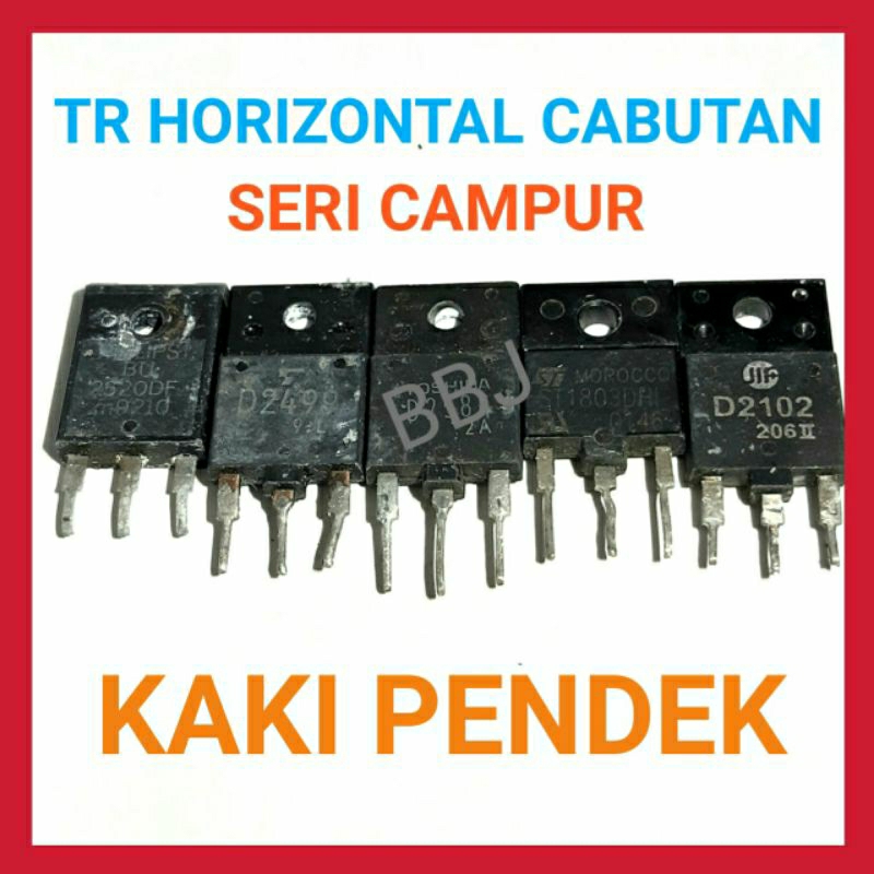 Jual TR HORIZONTAL TRANSISTOR HORIZONTAL CABUTAN KAKI PENDEK | Shopee ...