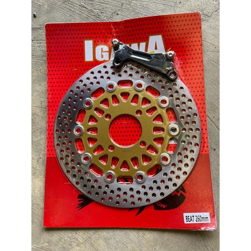 Jual Piringan Cakram depan lebar 260MM Beat Scoopy Vario Model ktc ...