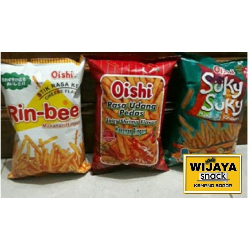 Jual Oishi udang/Oishi Rin-bee/Oishi SukySuky 60gr | Shopee Indonesia
