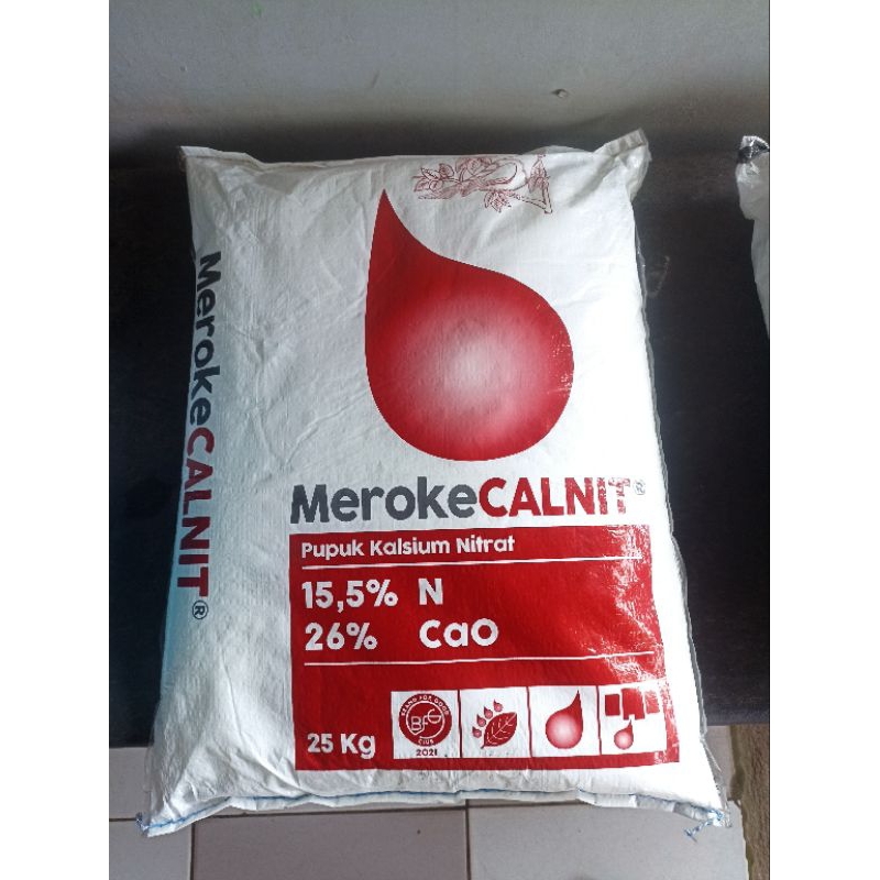 Jual Pupuk Calnit Meroke Kemasan 25 kg. | Shopee Indonesia