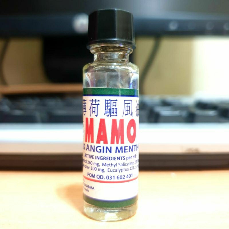 Jual Mamo Minyak Angin Menthol Eucalyptus Oil 3ml | Shopee Indonesia