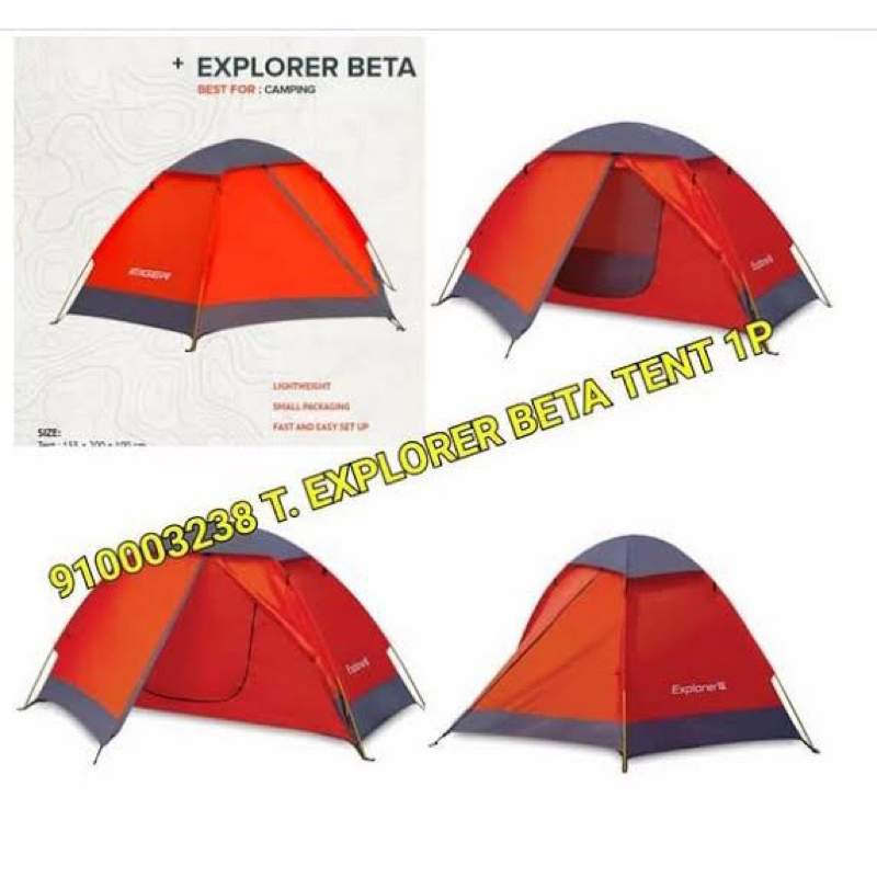 Jual EIGER1989 TENDA CAMPING EXPLORER BETA 1P TENT | Shopee Indonesia