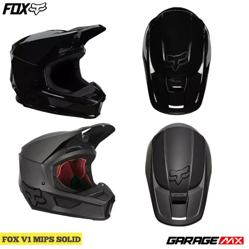 Jual HELM FOX V1 MIPS SOLID . HELM TRAIL CROSS FOX V1 | Shopee Indonesia