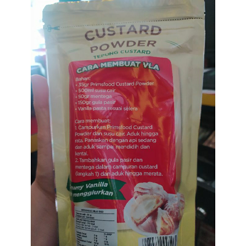 Jual Tepung Custard Primsfood Vla Instant Powder 250g | Shopee Indonesia