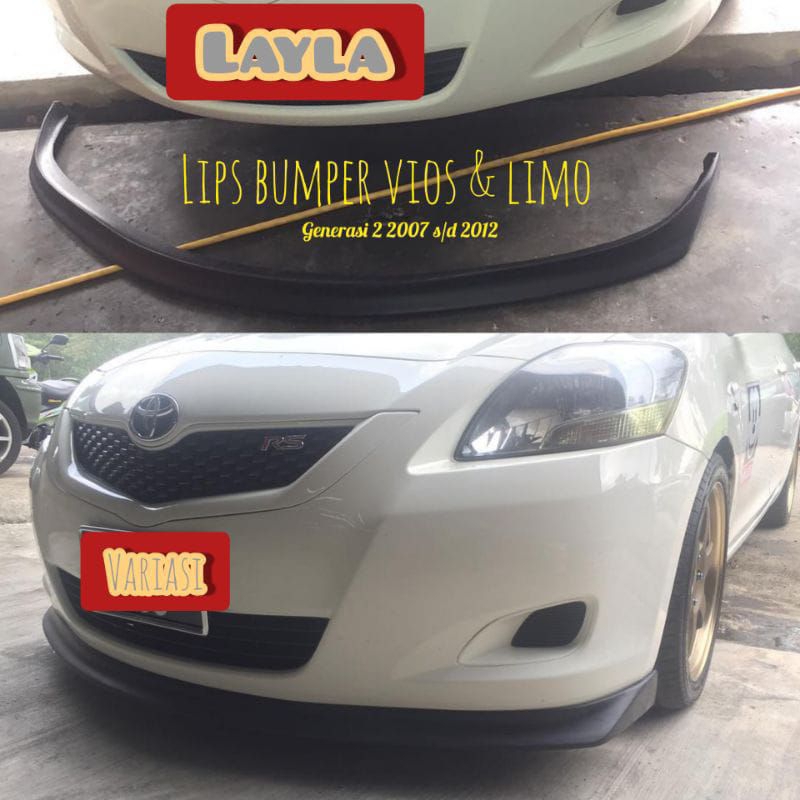 Jual lips bumper toyota vios gen 2 | Shopee Indonesia