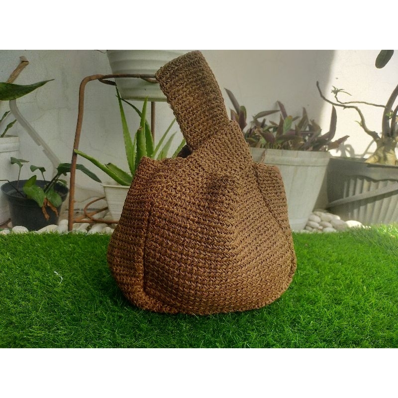 Jual TAS KNOT BAG RAJUT TAS WANITA TAS HAMPERS TAS ANDIN TAS YLS ...