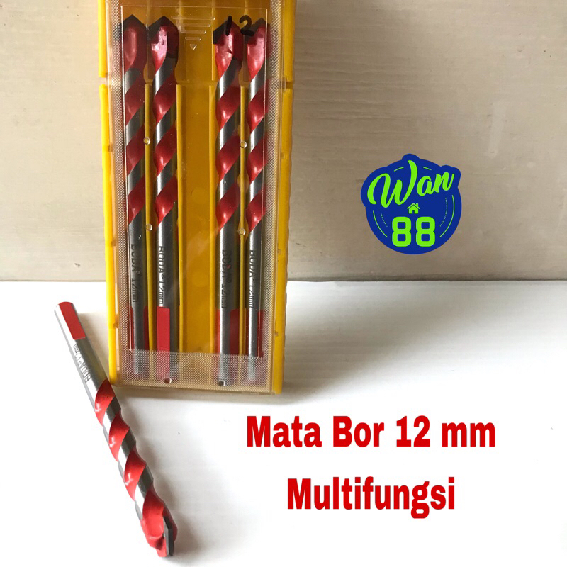 Jual Mata Bor 12 mm Boda Multifungsi (beton,besi,kayu,keramik,granit ...