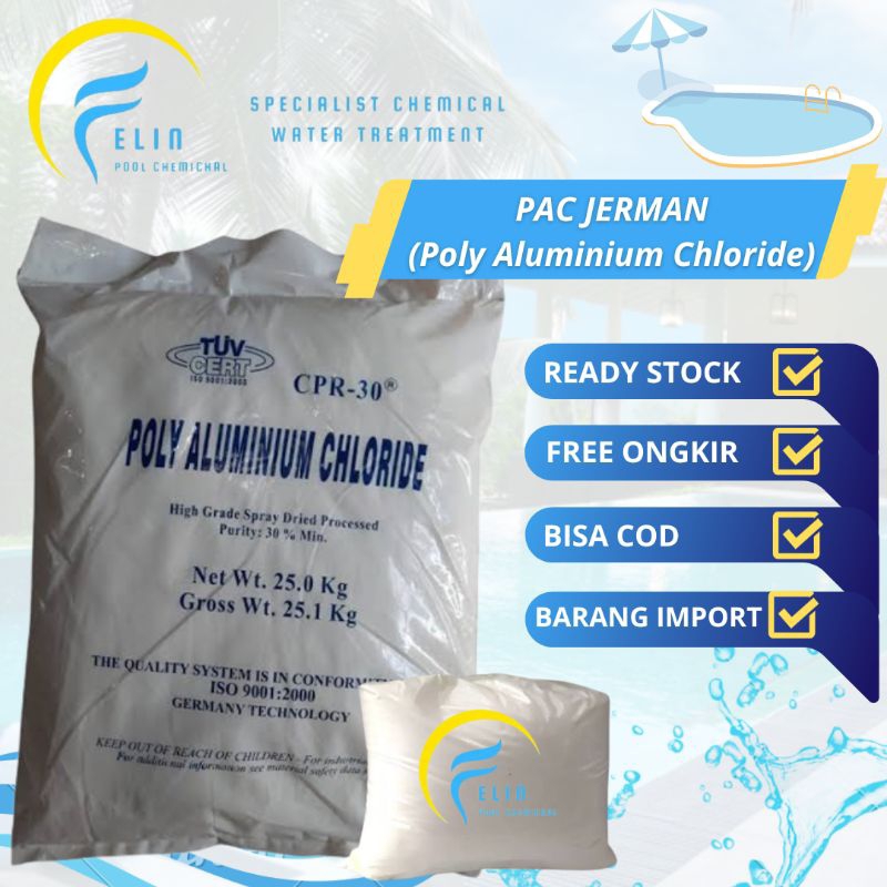 Jual PAC Jerman 1 KG Obat Kolam Renang | Shopee Indonesia