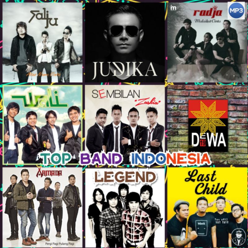 Jual Kaset Mp3 Lagu Band Indonesia Vol. 2 Terpopuler Terlaris - Kaset CD Original Lagu Pop ...
