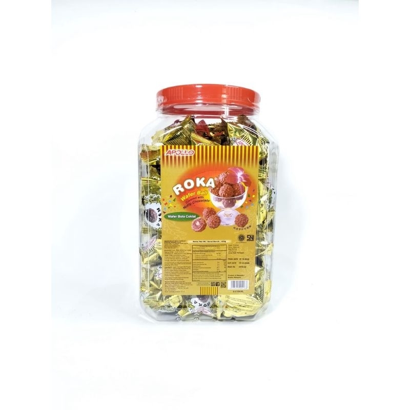 Jual Wafer Bola Coklat Apollo Roka Toples | Shopee Indonesia