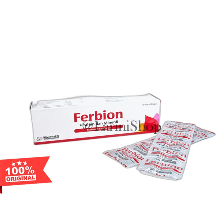 Jual FERBION TABLET (HARGA PER BOX) NOVAPHARIN | Shopee Indonesia