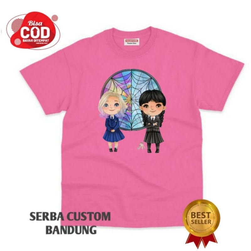 Jual Kaos Anak Scared Wednesday Bahan Premium | Shopee Indonesia