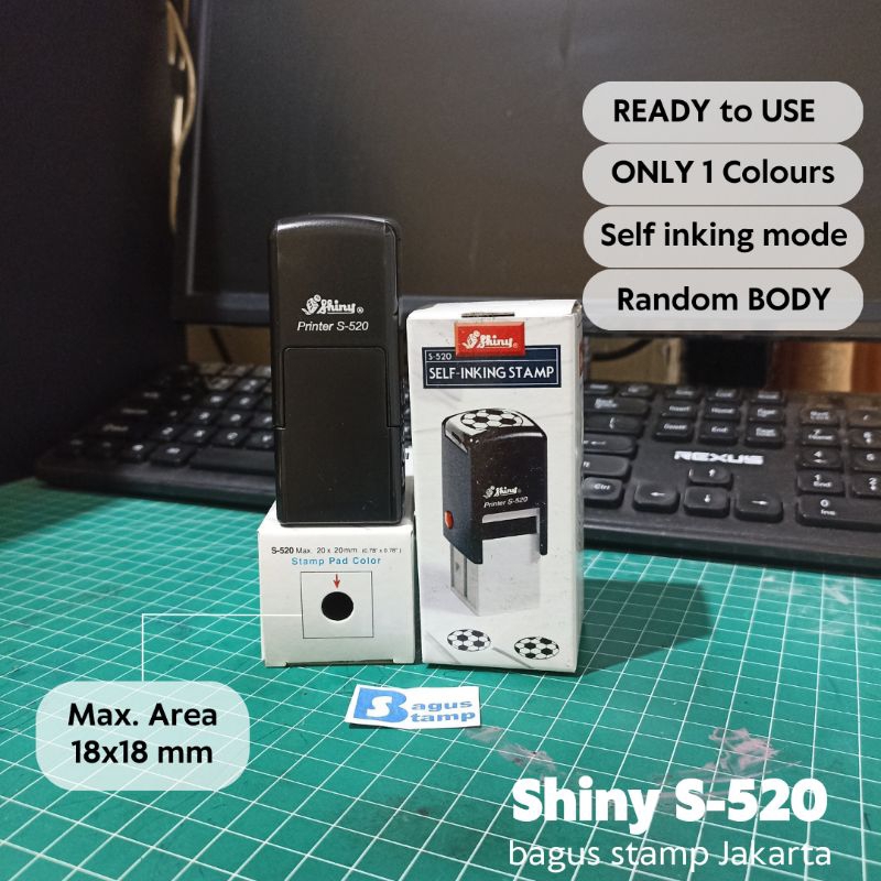 Jual Stempel Shiny S510 S520 S524 S530 S542 S-510 S-520 S-524 S-530 S-542 Otomatis Self Ink ...