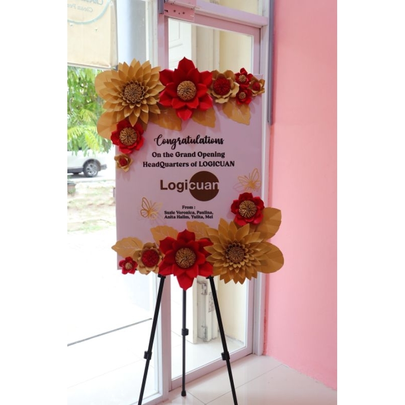 Jual Papan Bunga Kertas / Karangan Bunga Jakarta Tangerang Soft Opening ...