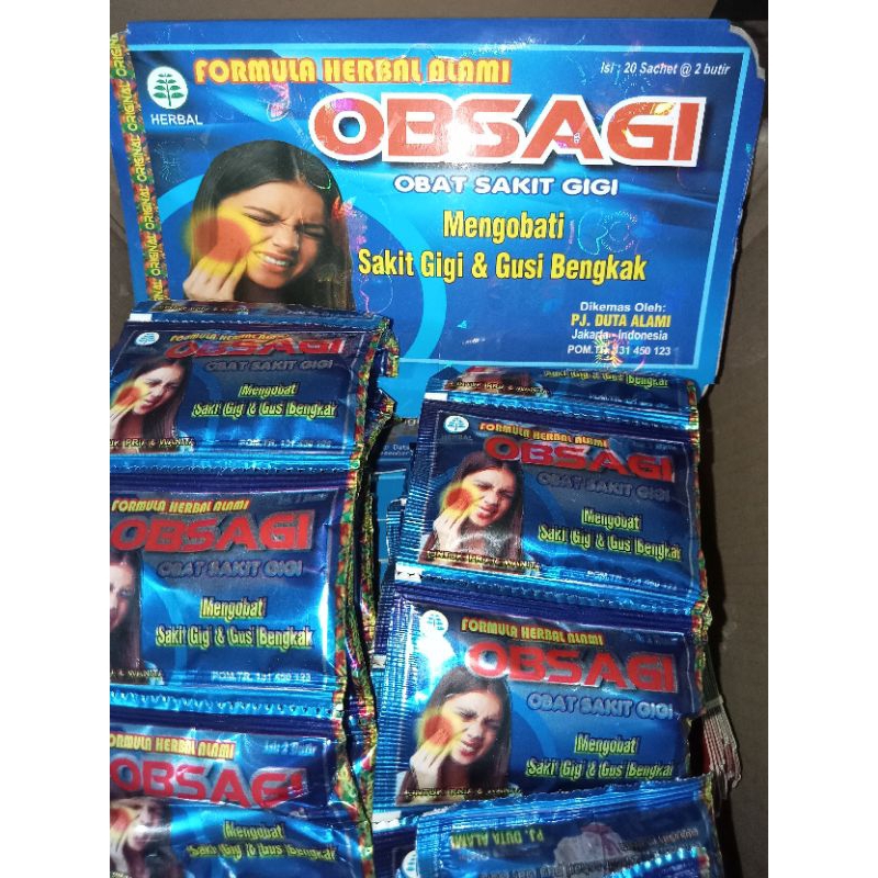 Jual Paket 20 Hanger Kapsul Obsagi Obat Sakit Gigi (Original) | Shopee ...