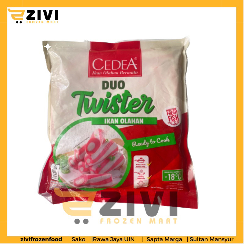 Jual cedea duo twister 500g / cedea / frozen food | Shopee Indonesia