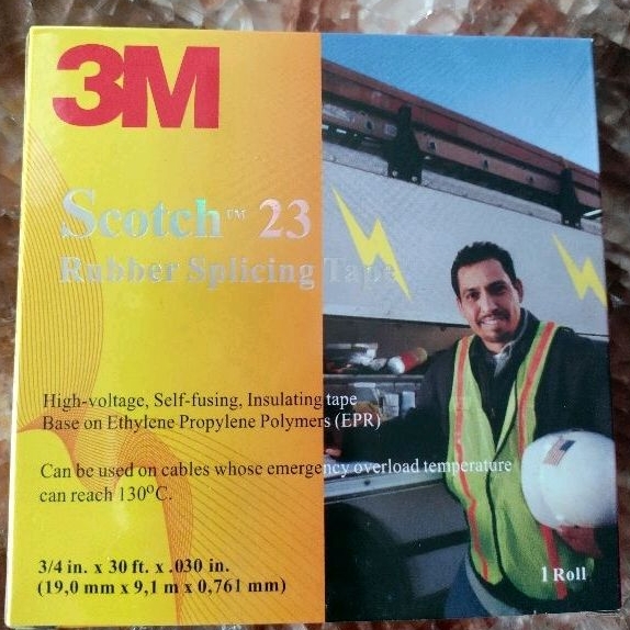 Jual 3M Scotch 23 Rubber Splicing Tape Original isolasi listrik ...