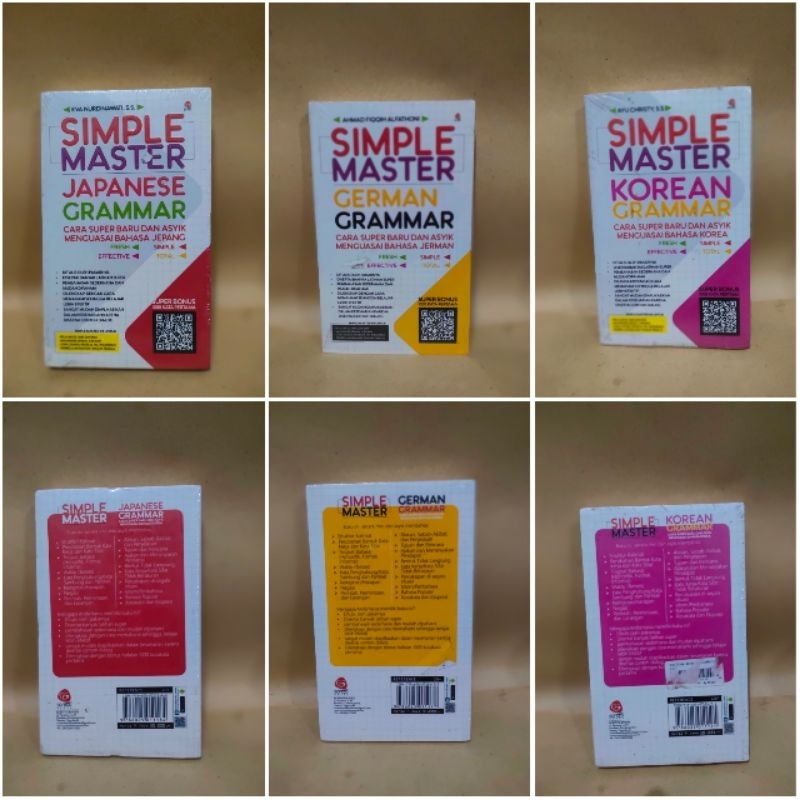 Jual Simple Master Korean Grammar - Simple Master Japanese Grammar ...