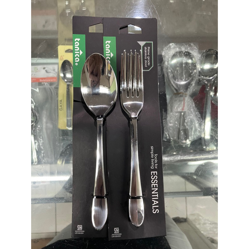 Jual sendok makan/garpu makan tanica hotelware isi 6 pcs | Shopee Indonesia