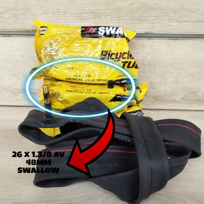 Jual Ban Dalam 26 x 1.3/8 AV 48mm Swallow | Shopee Indonesia