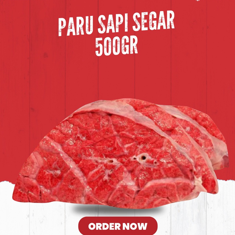 Jual Promo 10.10 Ternakmart Paru Sapi Segar 500gr Masakan Harian ...