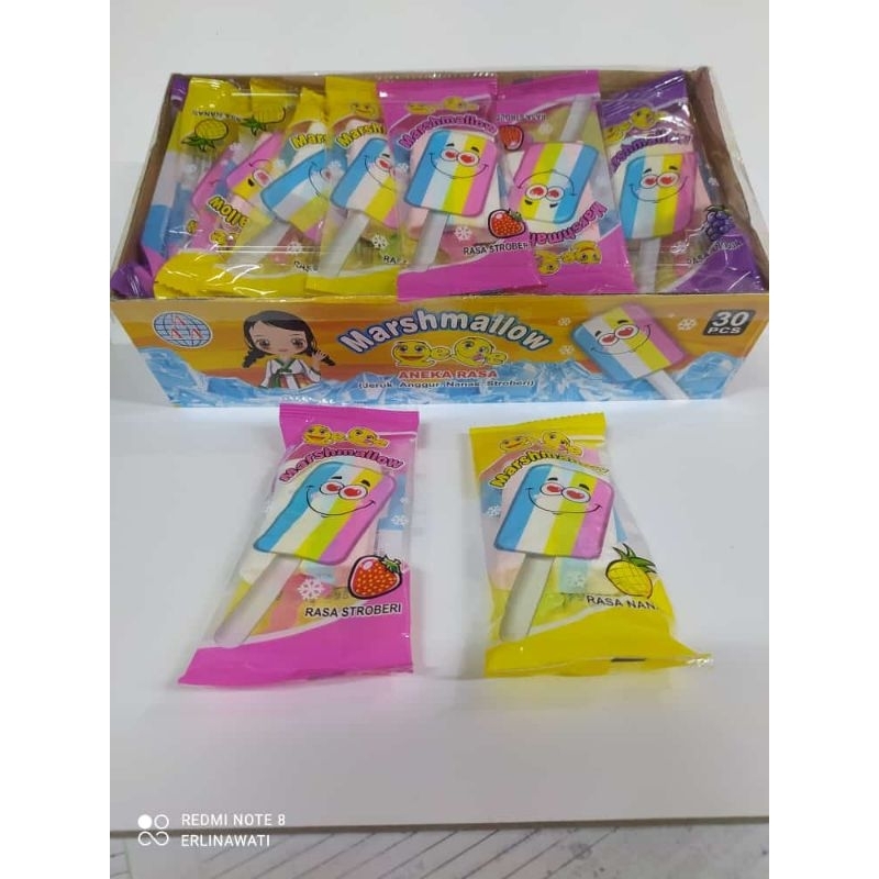Jual Permen Cemilan Snack Marshmallow Kapas Ice Cream Es Krim Mainan ...