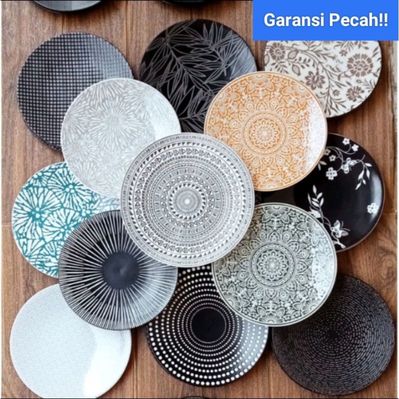 Jual Piring Hias Keramik | Piring Keramik Diameter 20-23 cm | Tersedia ...