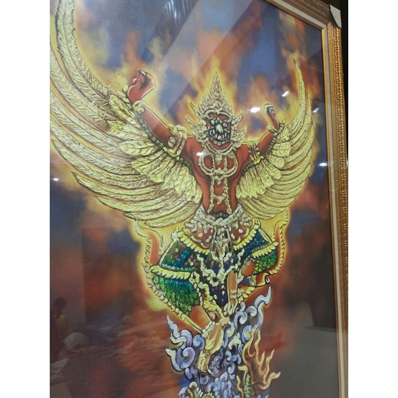 Jual lukisan Garuda Wisnu kencana texture | Shopee Indonesia