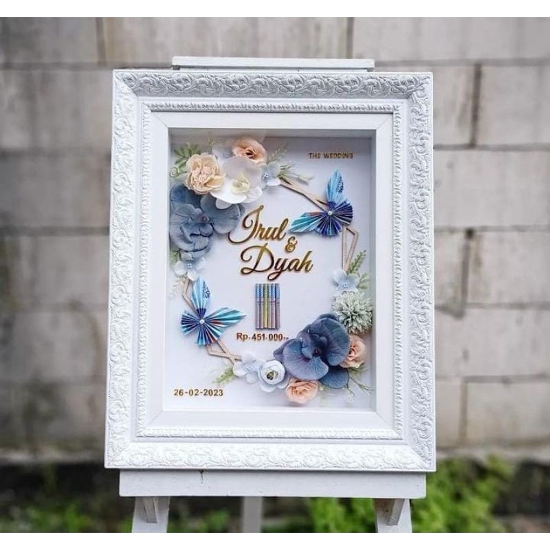 Jual Dekorasi mahar akrilik Gold 30x40 ( MH 0015) (KL 80) | Shopee ...