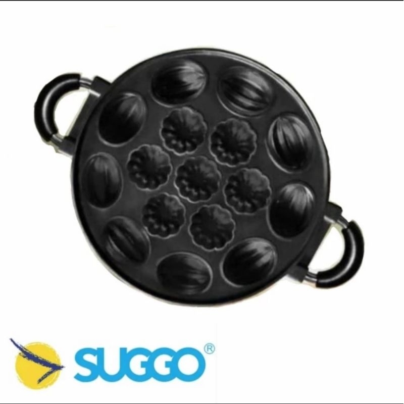 Jual (Suggo)Cetakan kue cubit merk suggo 16 lubang dan cetakan takoyaki ...